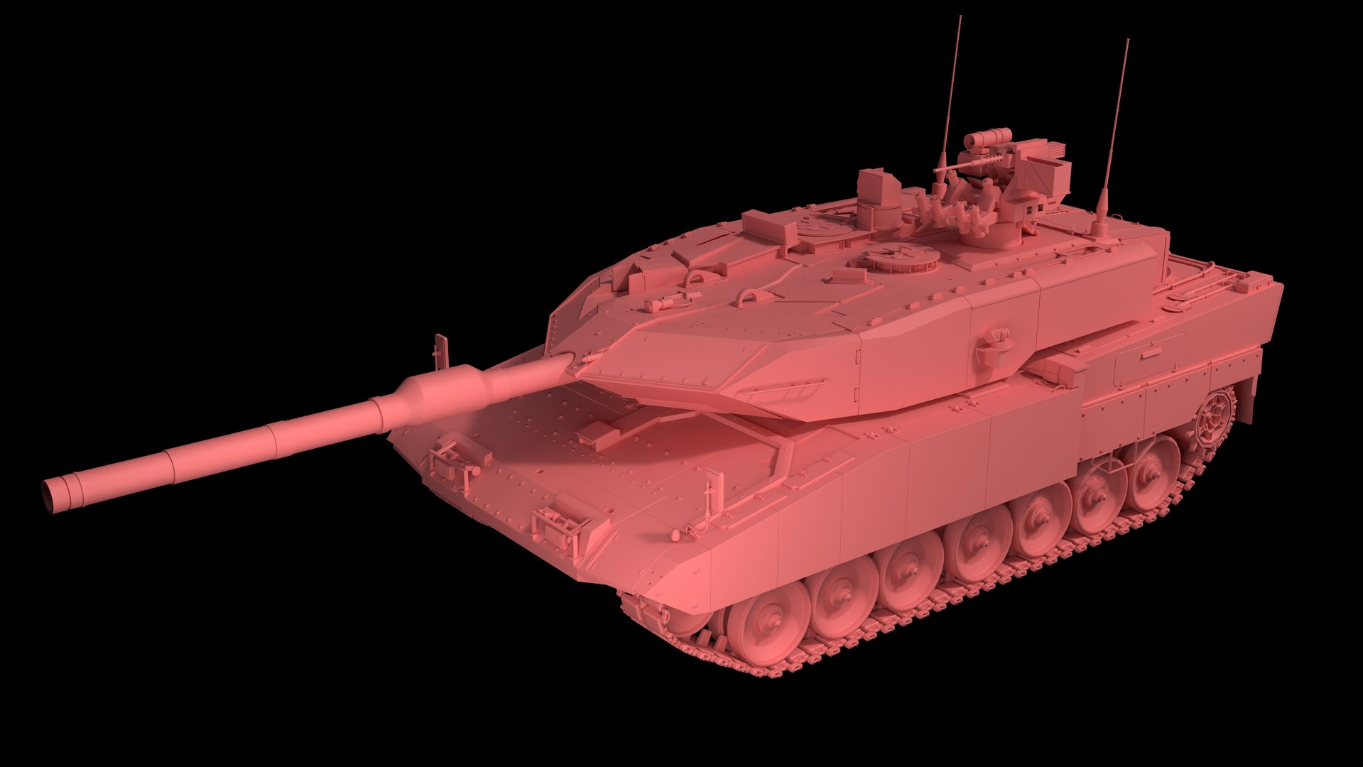 Leopard 2A7 3D model - TurboSquid 1930273