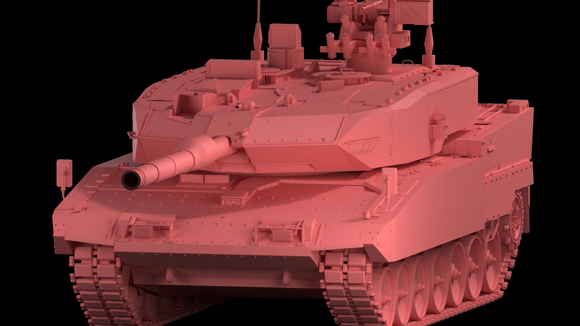 Leopard 2A7 3D model - TurboSquid 1930273