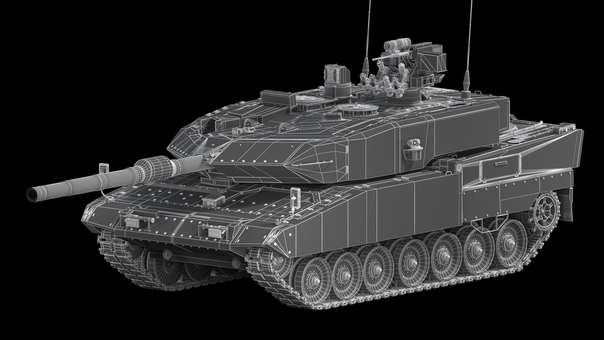 Leopard 2A7 3D model - TurboSquid 1930273