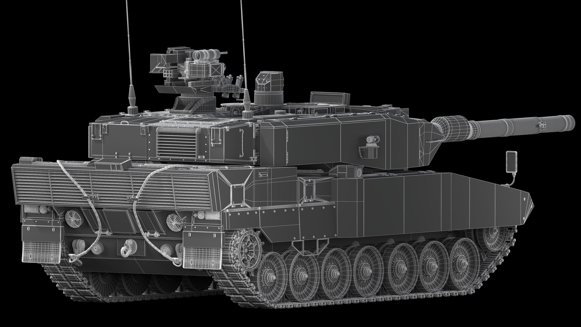 Leopard 2A7 3D model - TurboSquid 1930273