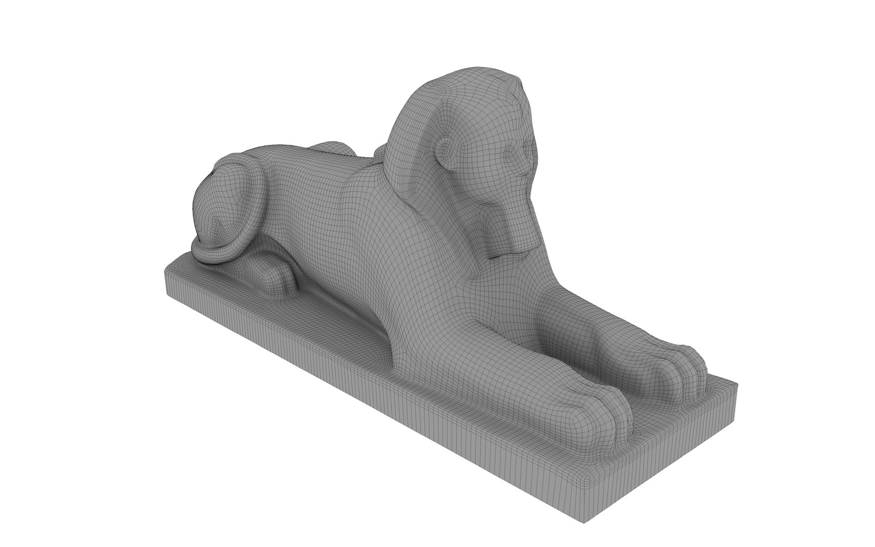 Sphinx Statue Creature 3D Model - TurboSquid 1566104