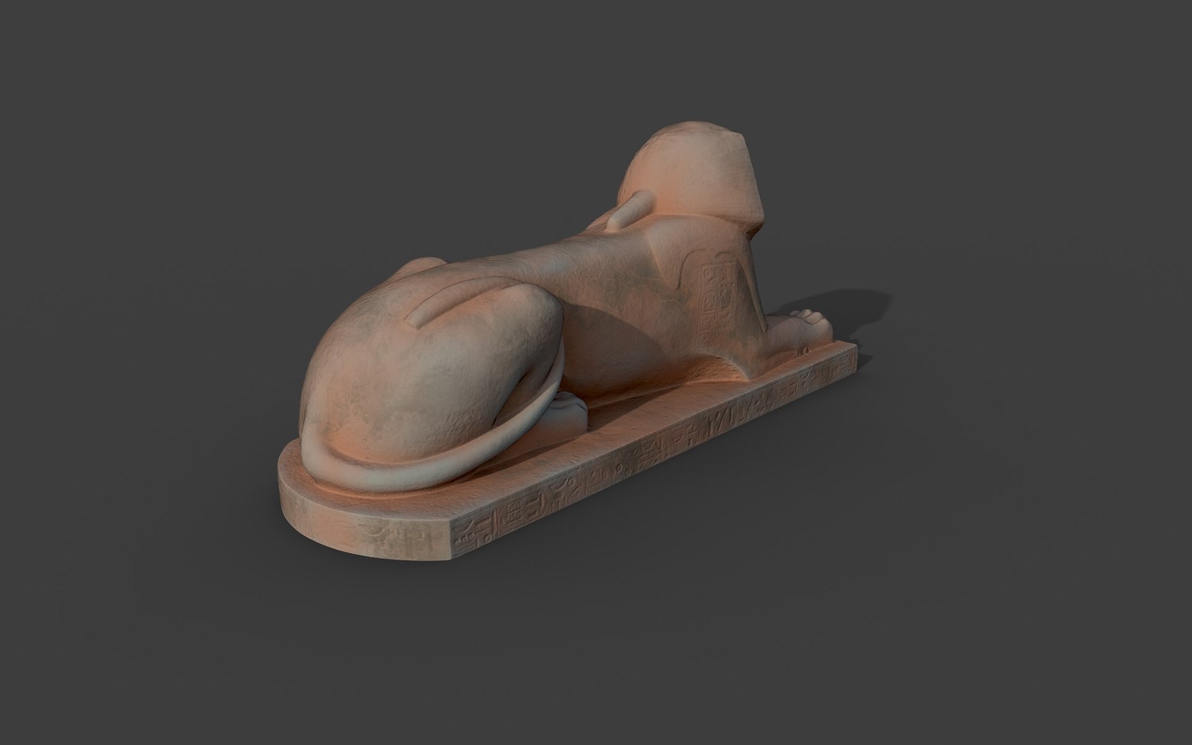 Sphinx Statue Creature 3D Model - TurboSquid 1566104