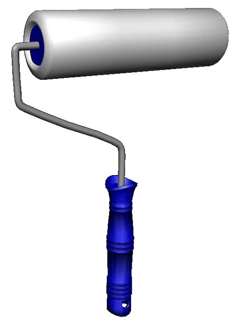 Paint roller 3D model - TurboSquid 1260440