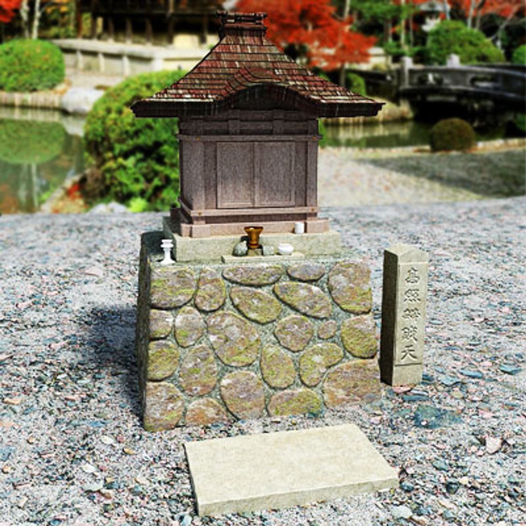 Japanese Temple Japan 3d Model