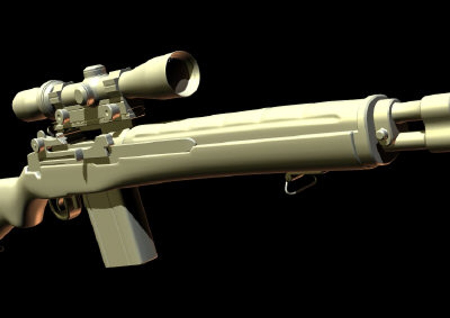 rifles 3d model