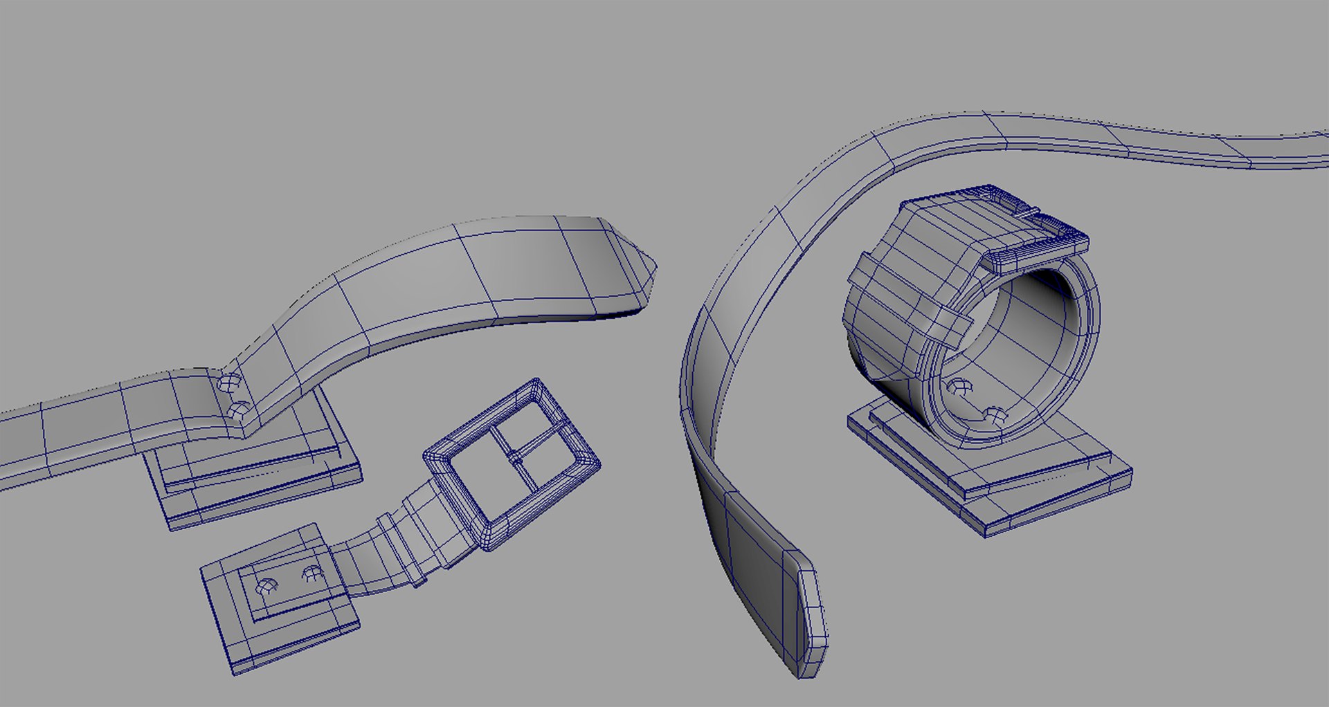Operating Table Belts 3D Model - TurboSquid 2042415