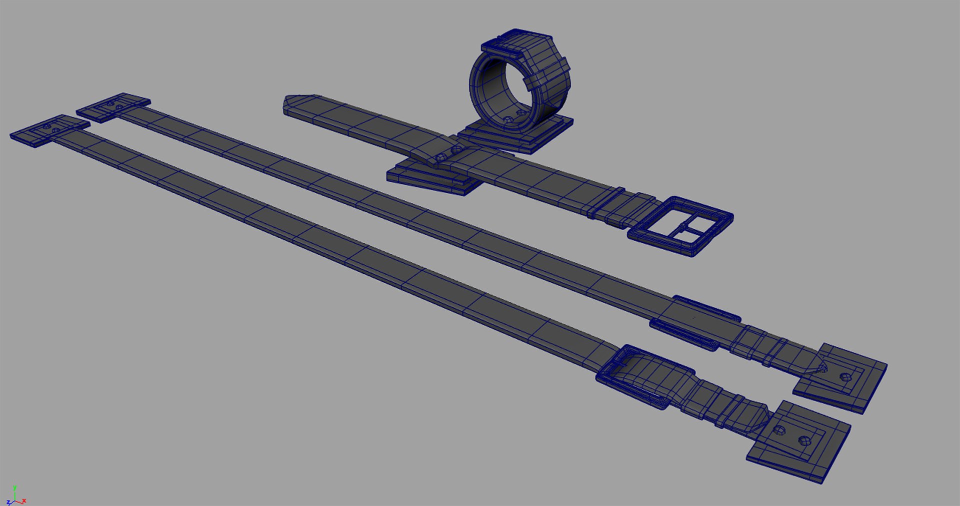 Operating Table Belts 3D Model - TurboSquid 2042415