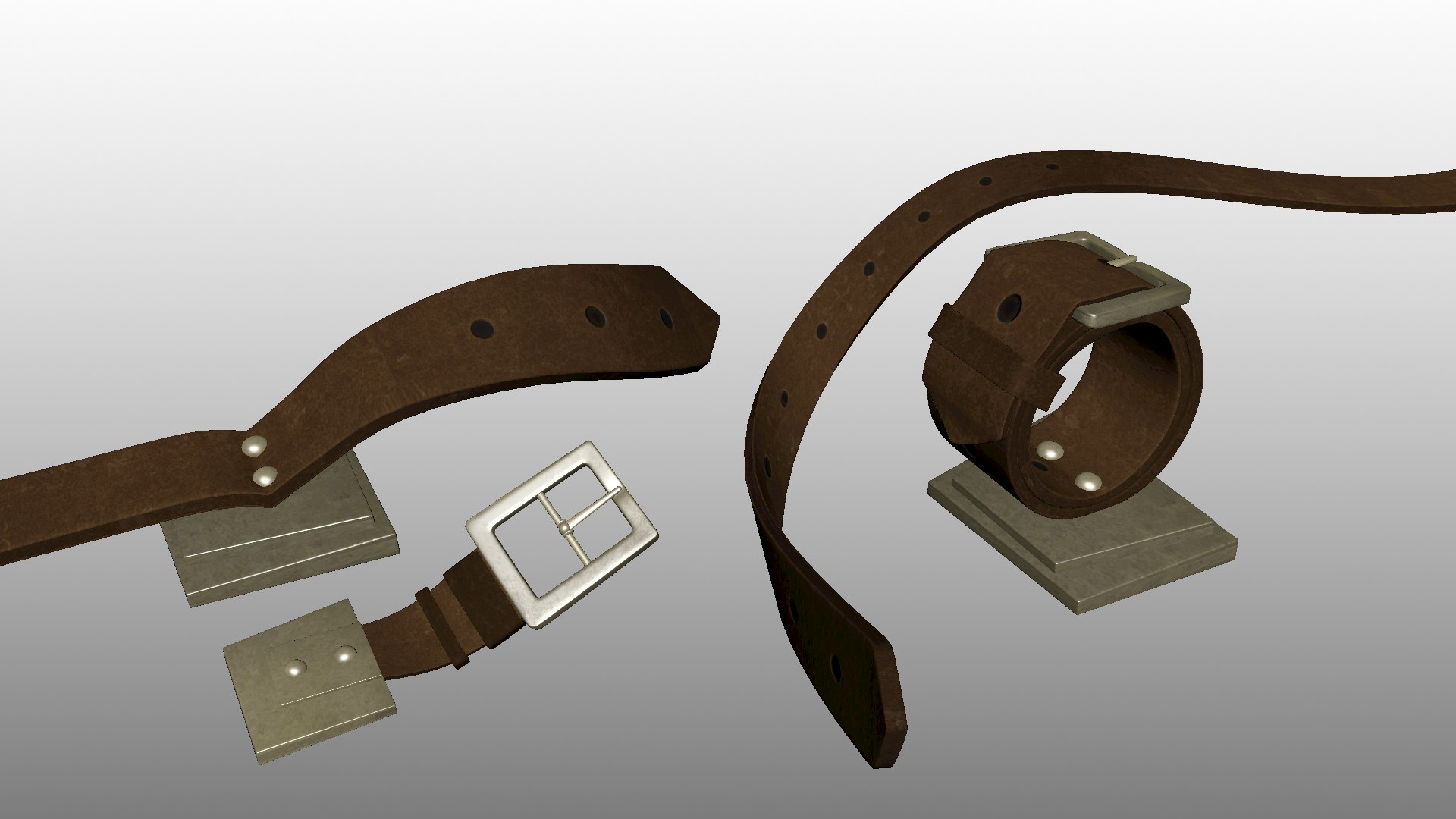 Operating Table Belts 3D Model - TurboSquid 2042415