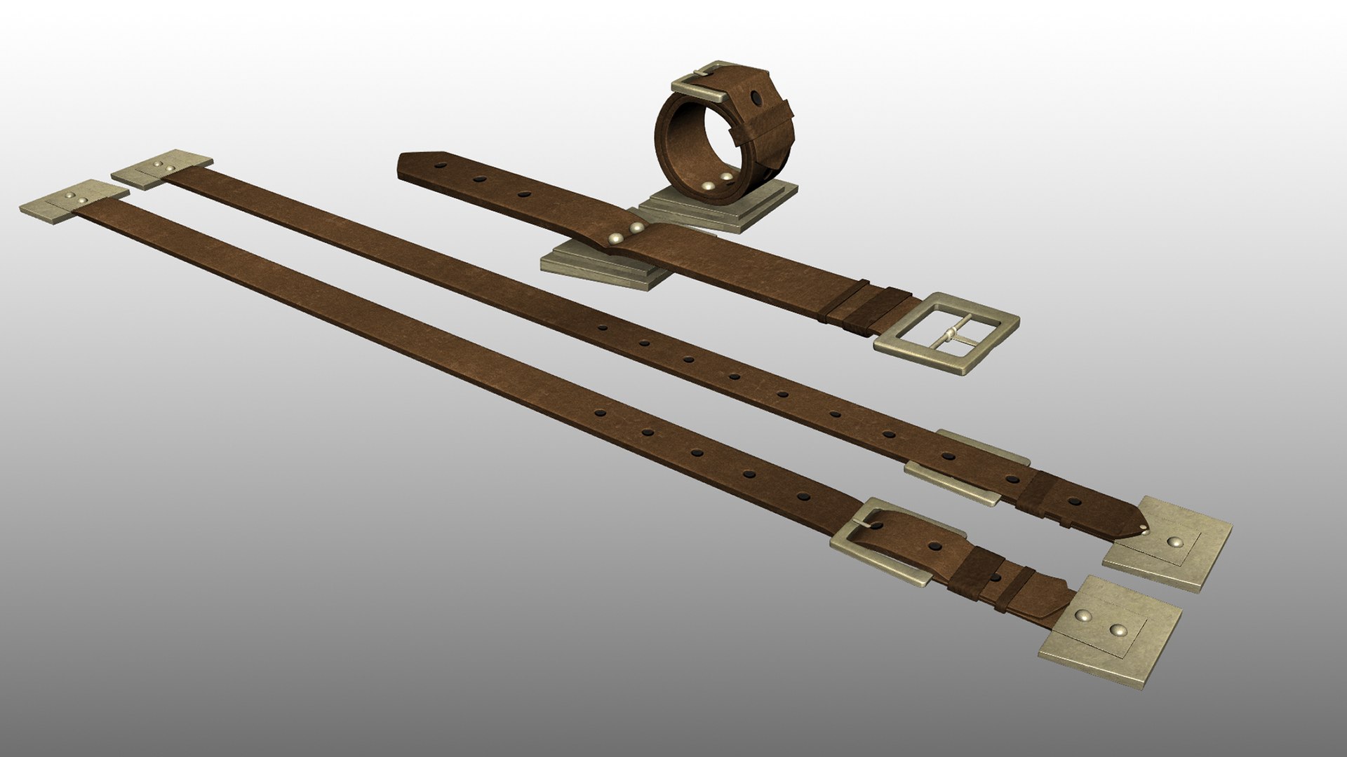 Operating Table Belts 3D Model - TurboSquid 2042415