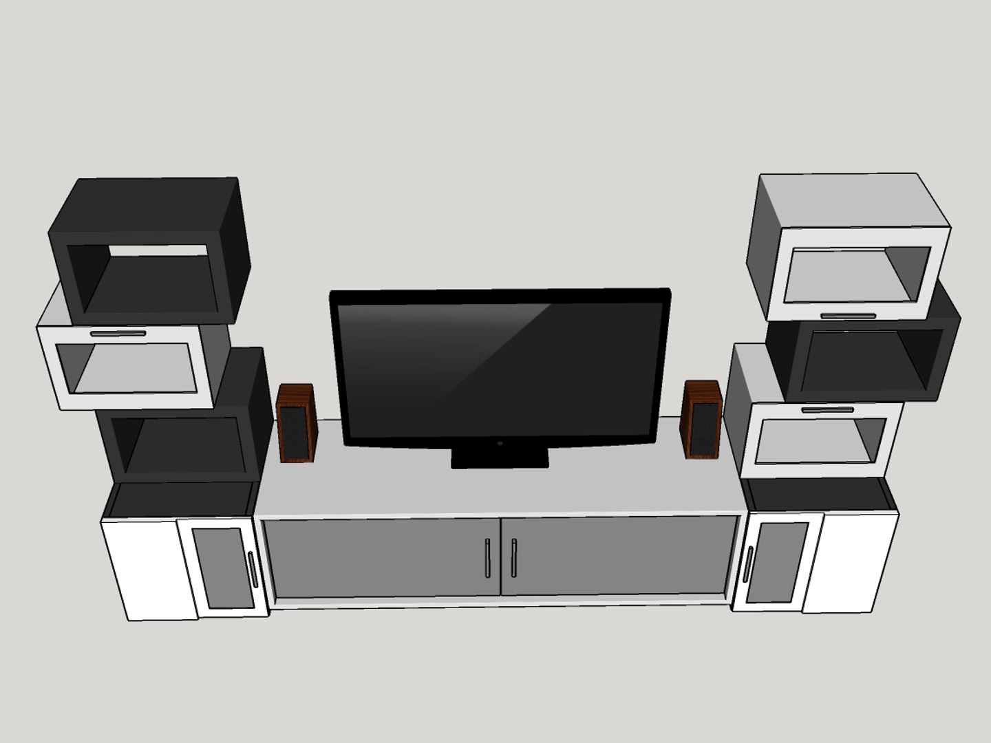 Tv Stand 3d Model