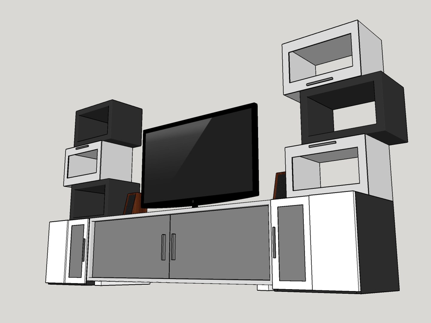 Tv Stand 3d Model