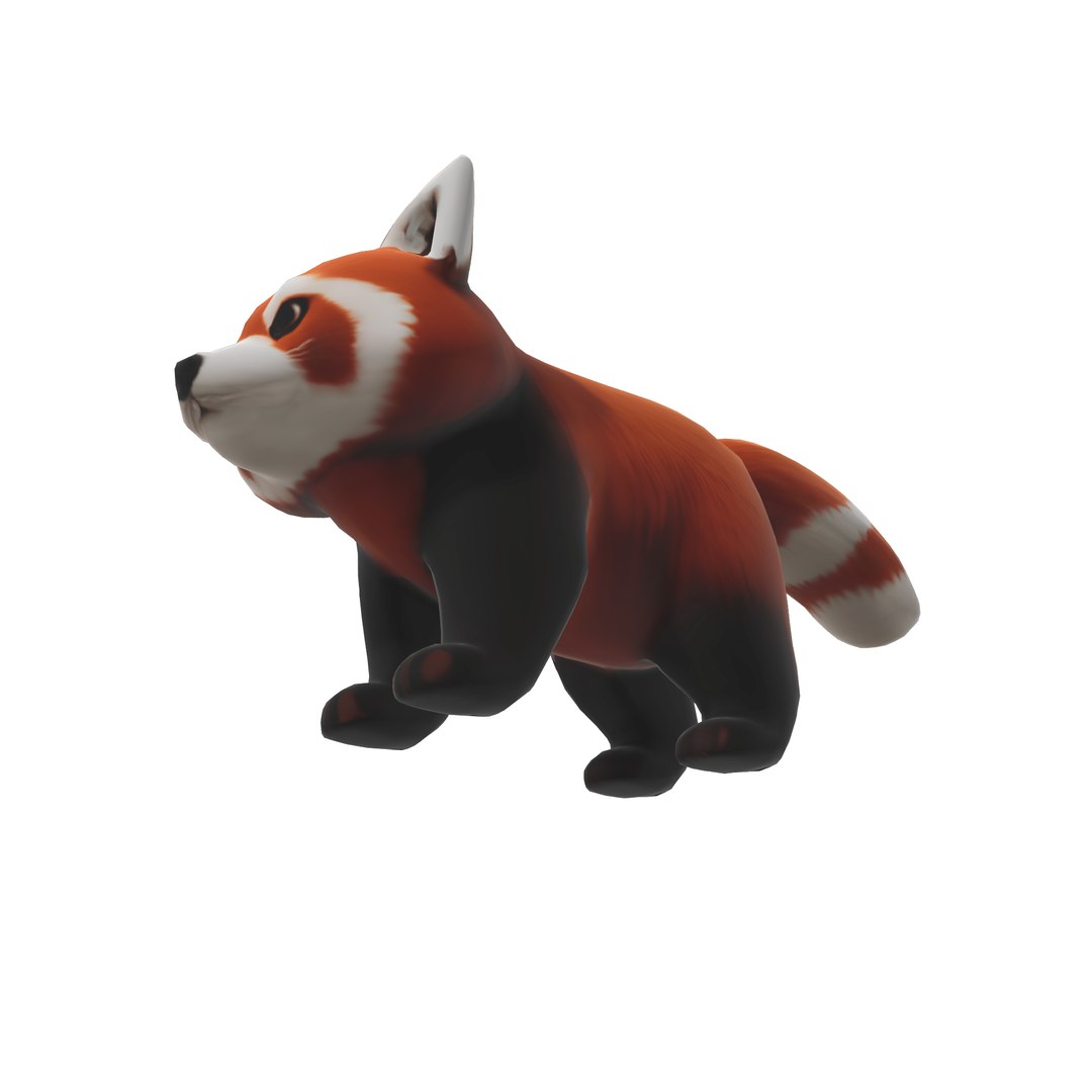 3D Playful Red Panda Model - TurboSquid 2324728