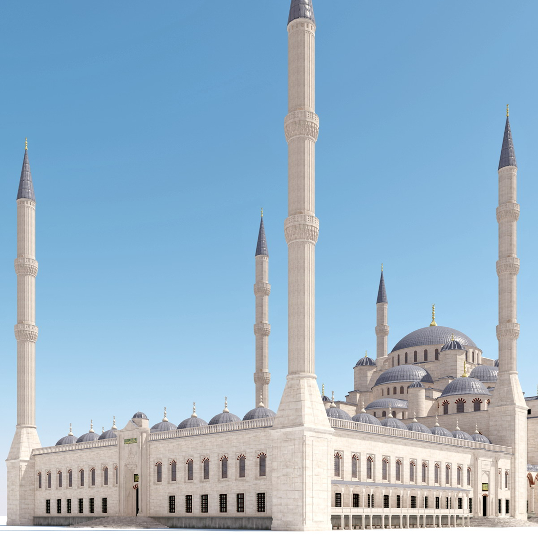 sultan ahmed blue mosque 3d 3ds