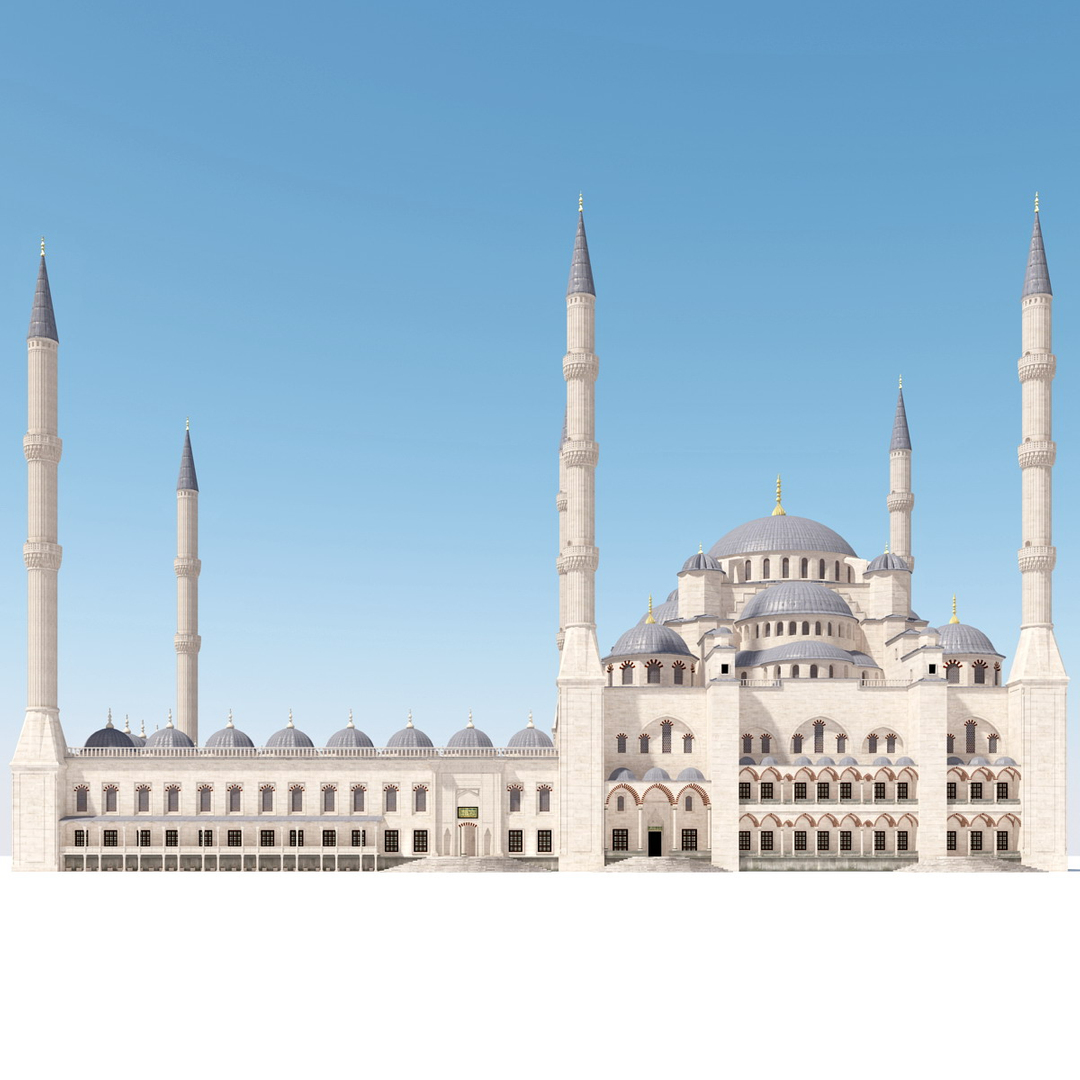 sultan ahmed blue mosque 3d 3ds