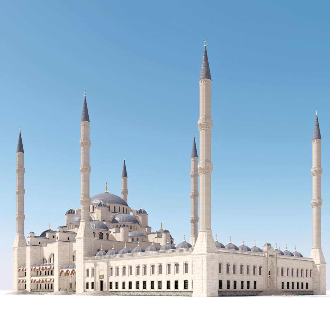 sultan ahmed blue mosque 3d 3ds