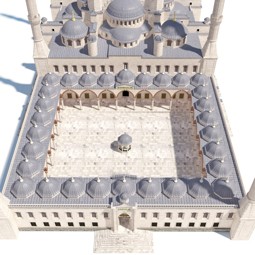 sultan ahmed blue mosque 3d 3ds