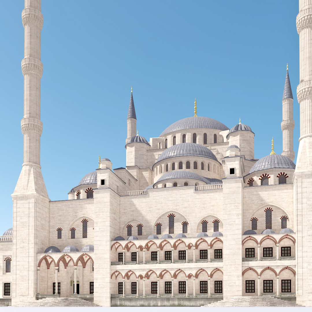 sultan ahmed blue mosque 3d 3ds