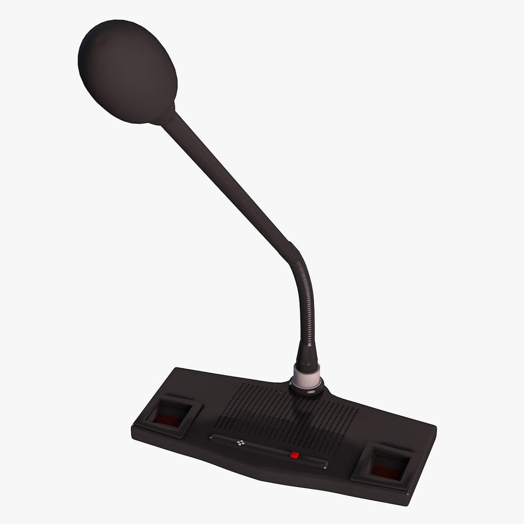 3D tabletop microphone model - TurboSquid 2063493