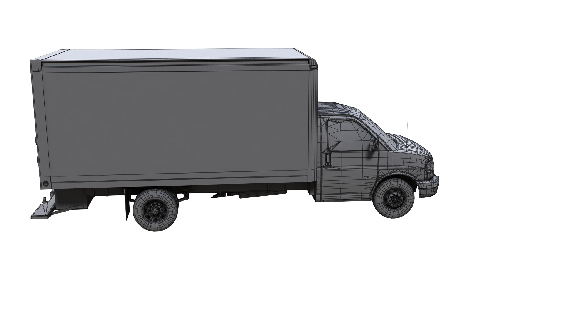 3D GMC Savanna 2005 Box Truck Model - TurboSquid 2060699