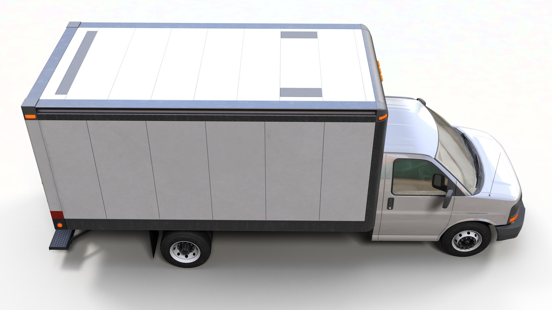 3D GMC Savanna 2005 Box Truck Model - TurboSquid 2060699