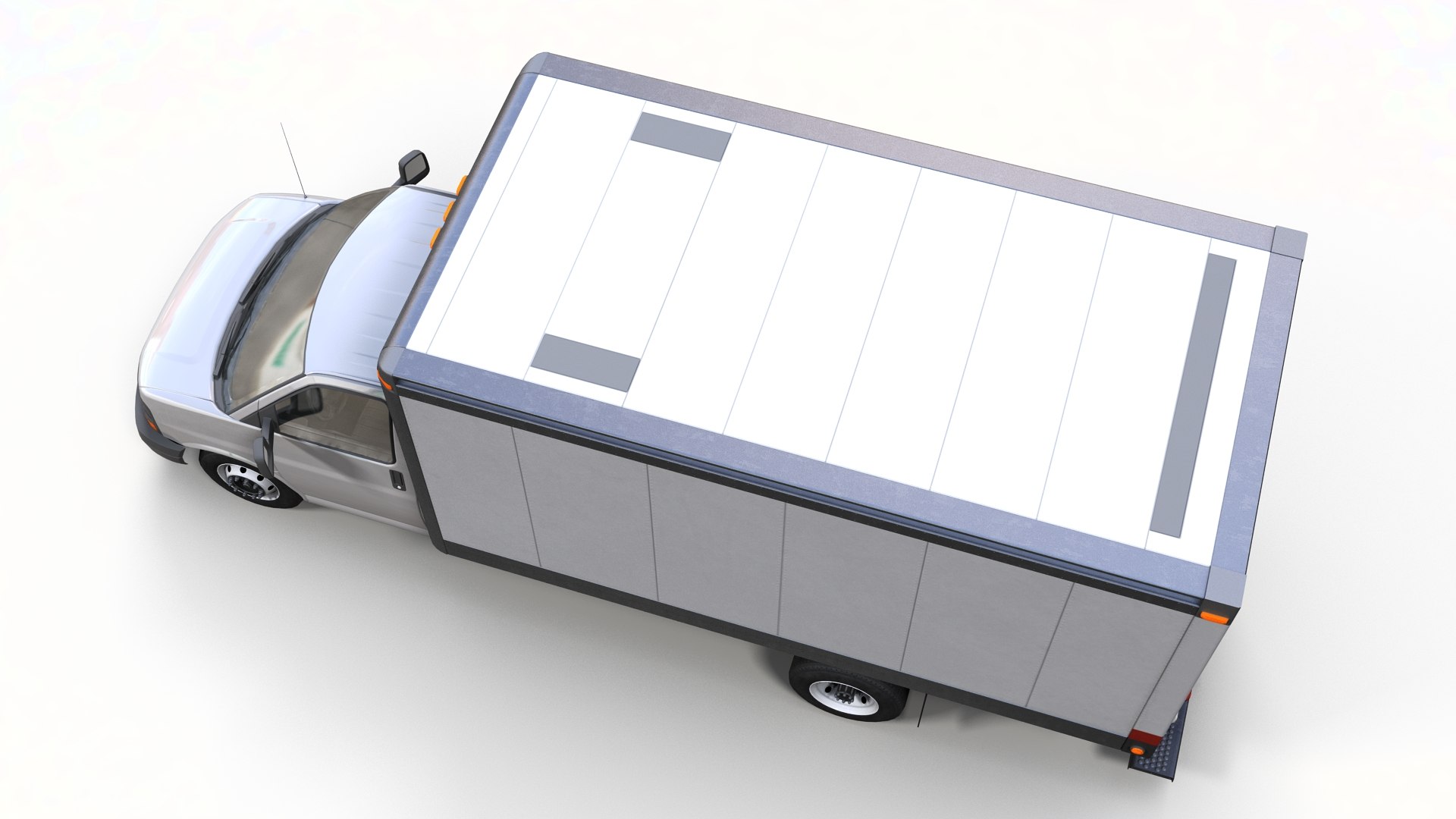 3D GMC Savanna 2005 Box Truck Model - TurboSquid 2060699