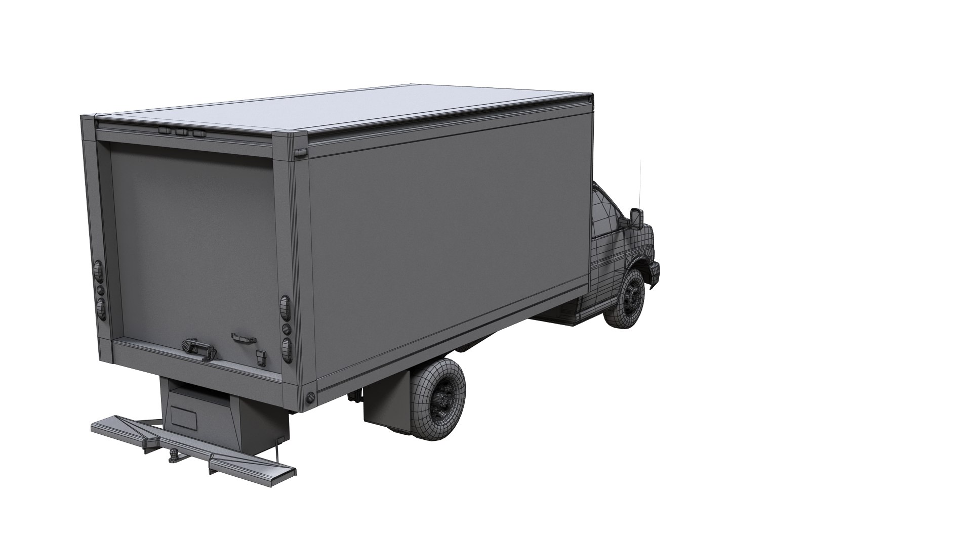 3D GMC Savanna 2005 Box Truck Model - TurboSquid 2060699