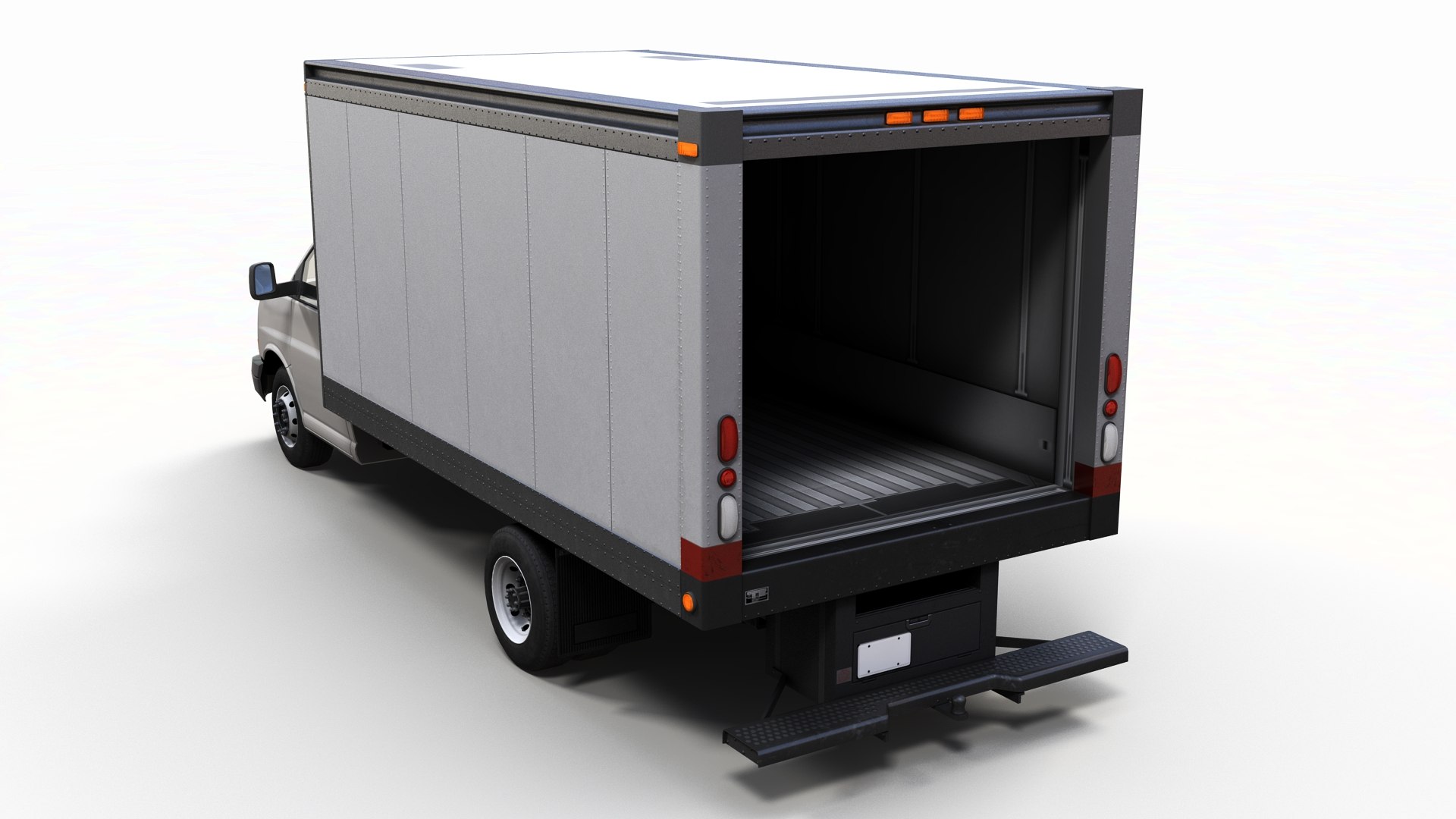 3D GMC Savanna 2005 Box Truck Model - TurboSquid 2060699