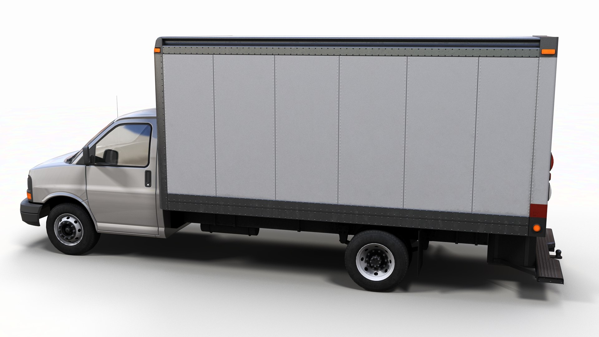 3D GMC Savanna 2005 Box Truck Model - TurboSquid 2060699