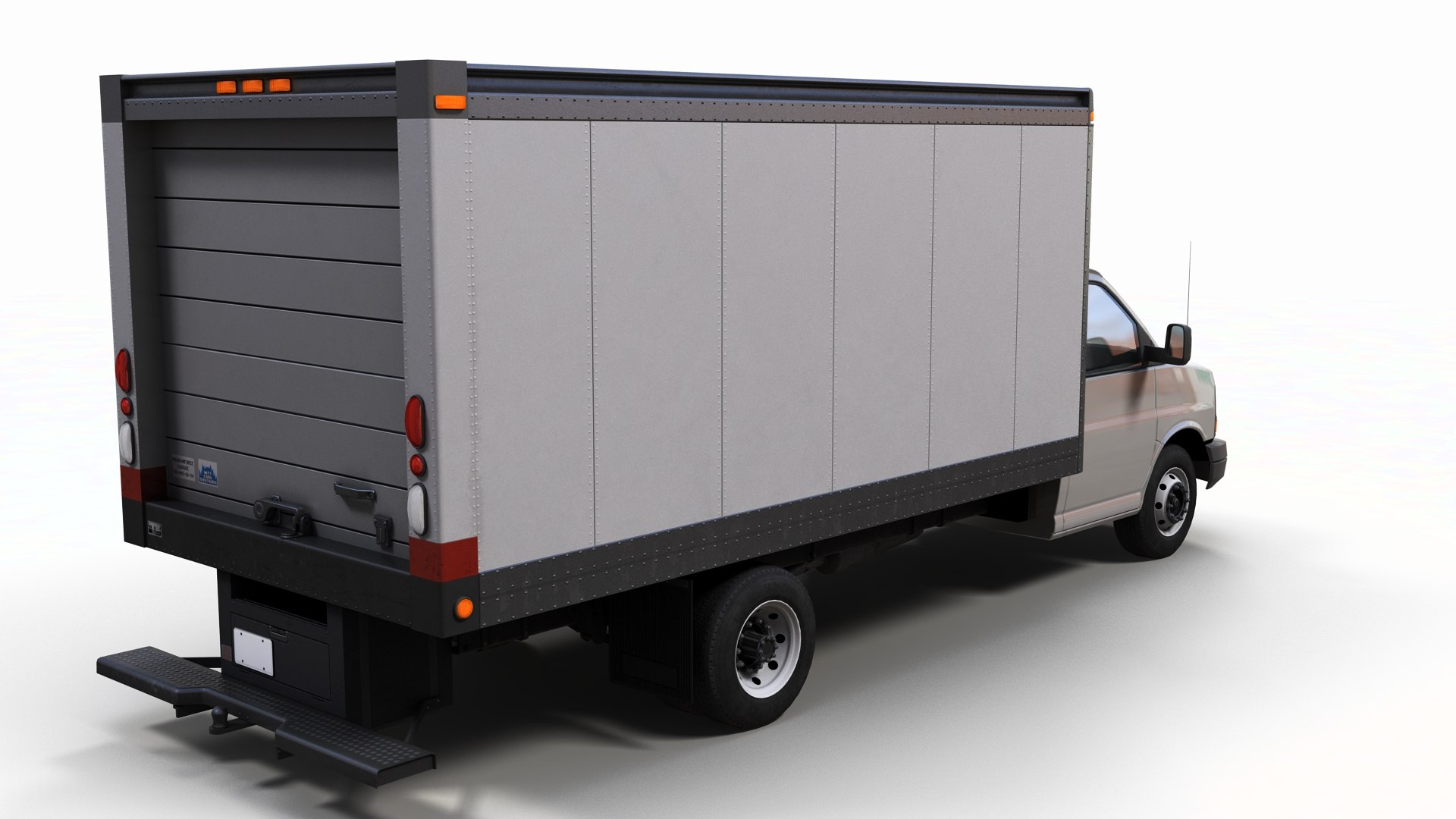 3D GMC Savanna 2005 Box Truck Model - TurboSquid 2060699