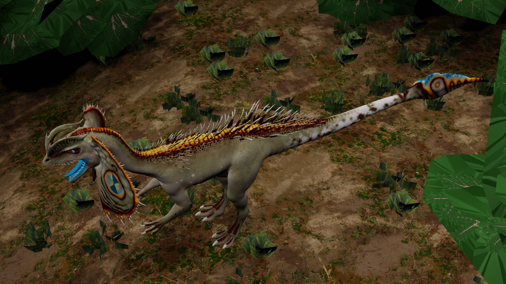 3D Model Realistic Dilophosaurus 3D Model - TurboSquid 2334622