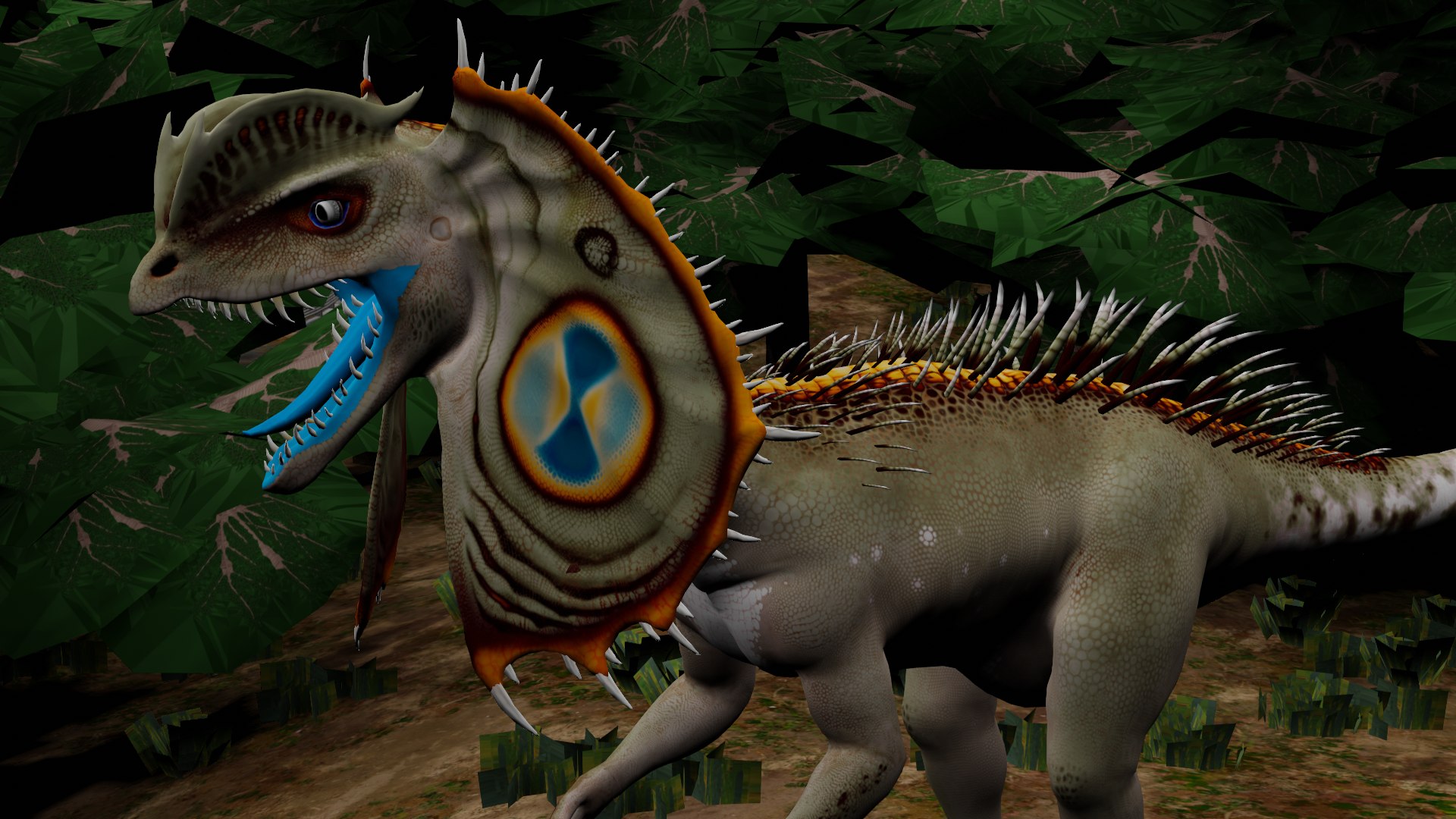 3D Model Realistic Dilophosaurus 3D Model - TurboSquid 2334622