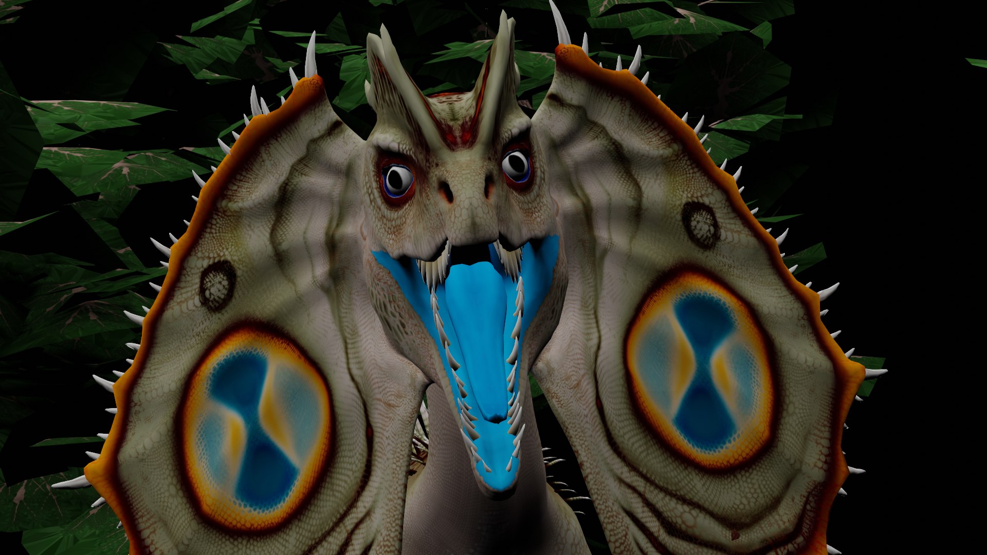 3D Model Realistic Dilophosaurus 3D Model - TurboSquid 2334622