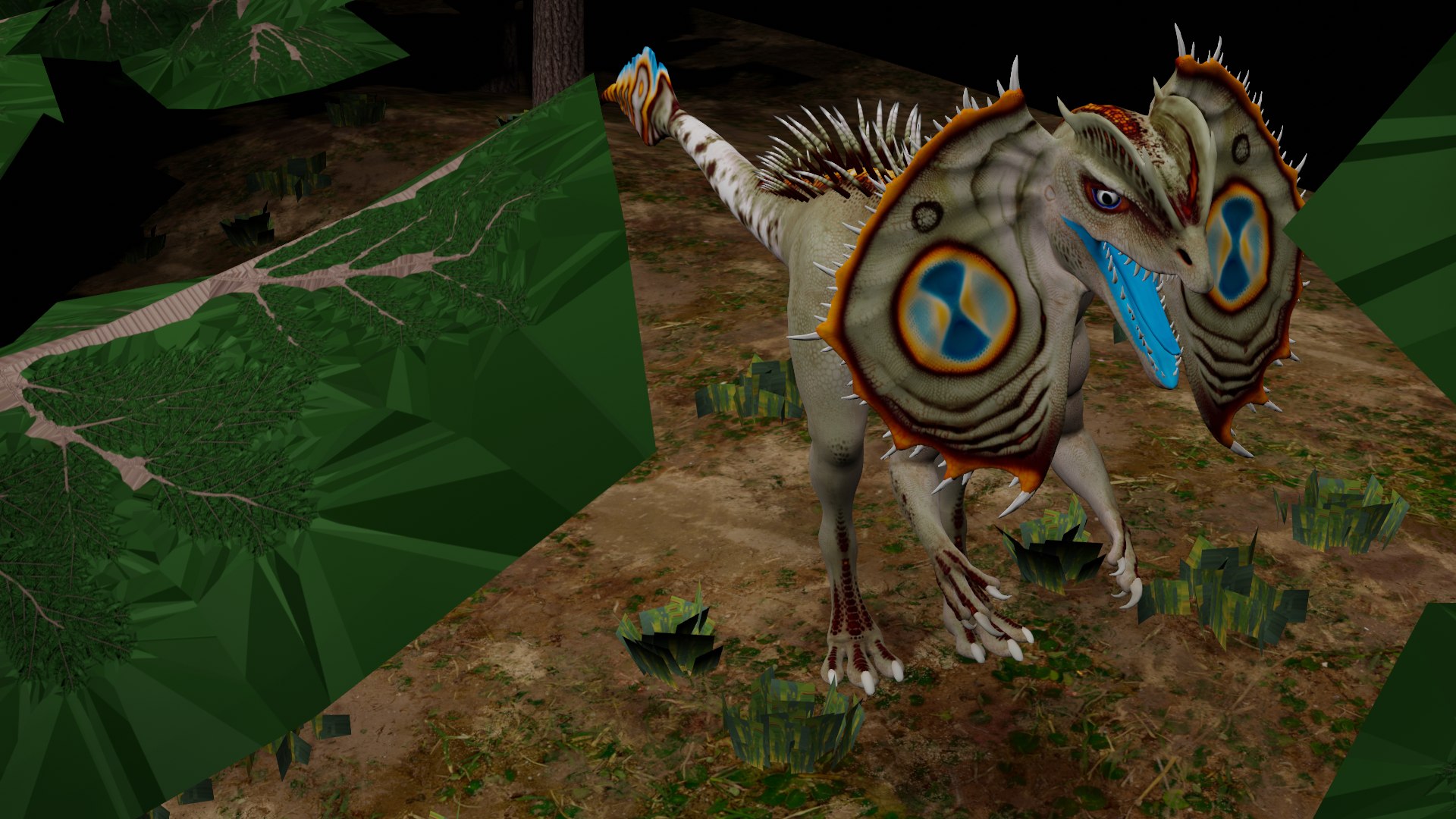 3D Model Realistic Dilophosaurus 3D Model - TurboSquid 2334622