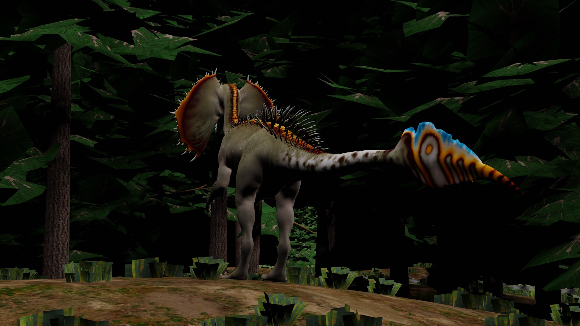 3D Model Realistic Dilophosaurus 3D Model - TurboSquid 2334622