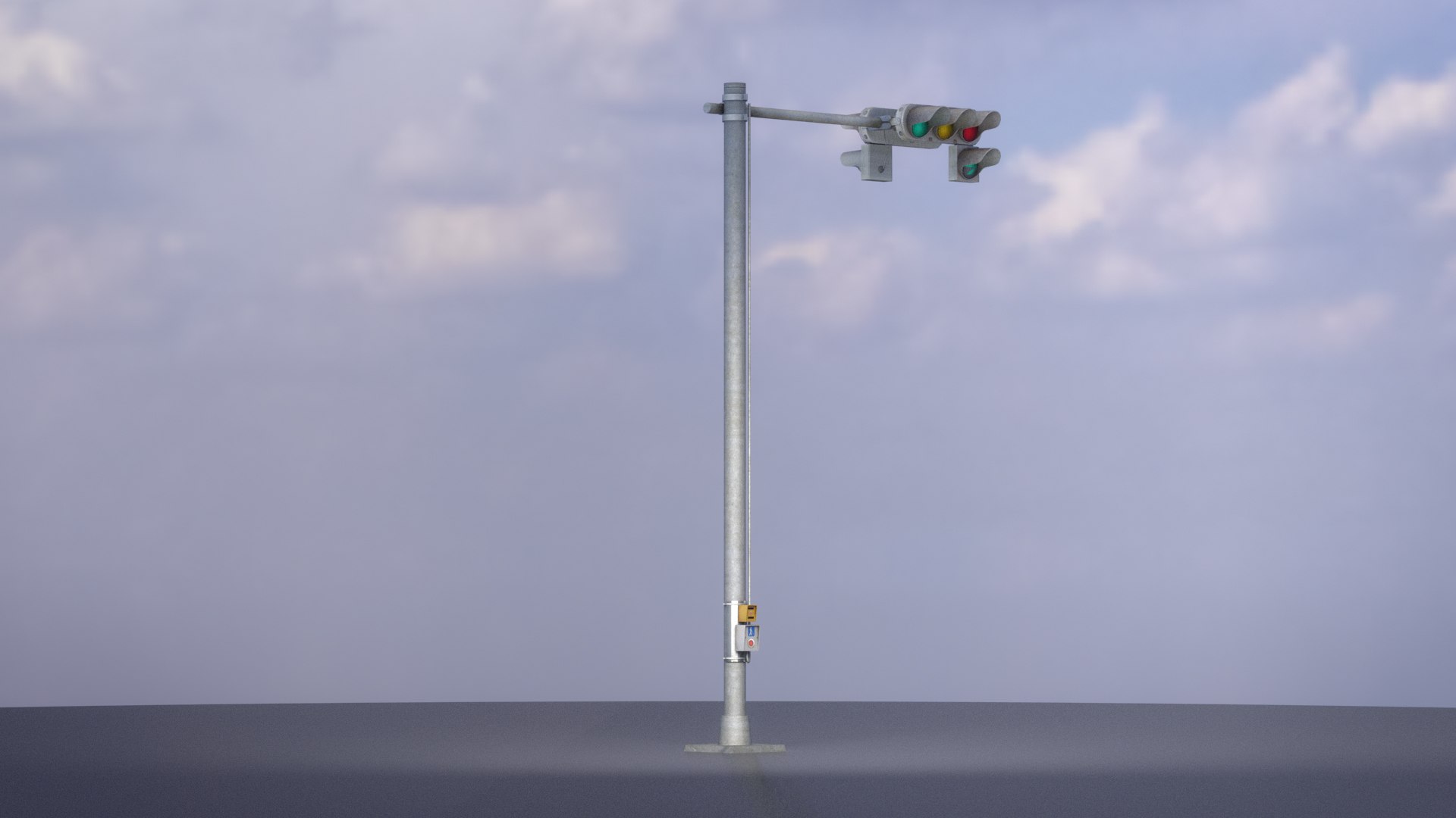 3D Traffic Light Model - TurboSquid 2325498