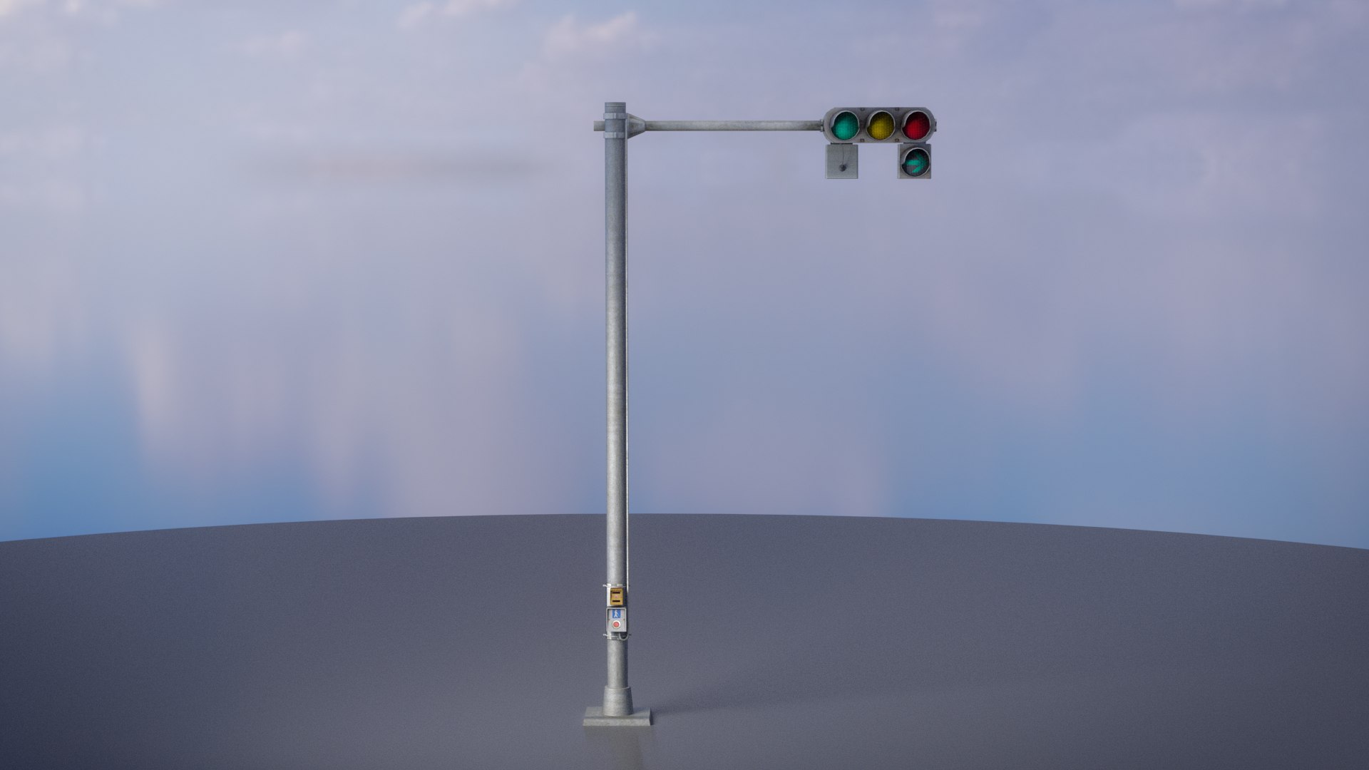 3D Traffic Light Model - TurboSquid 2325498