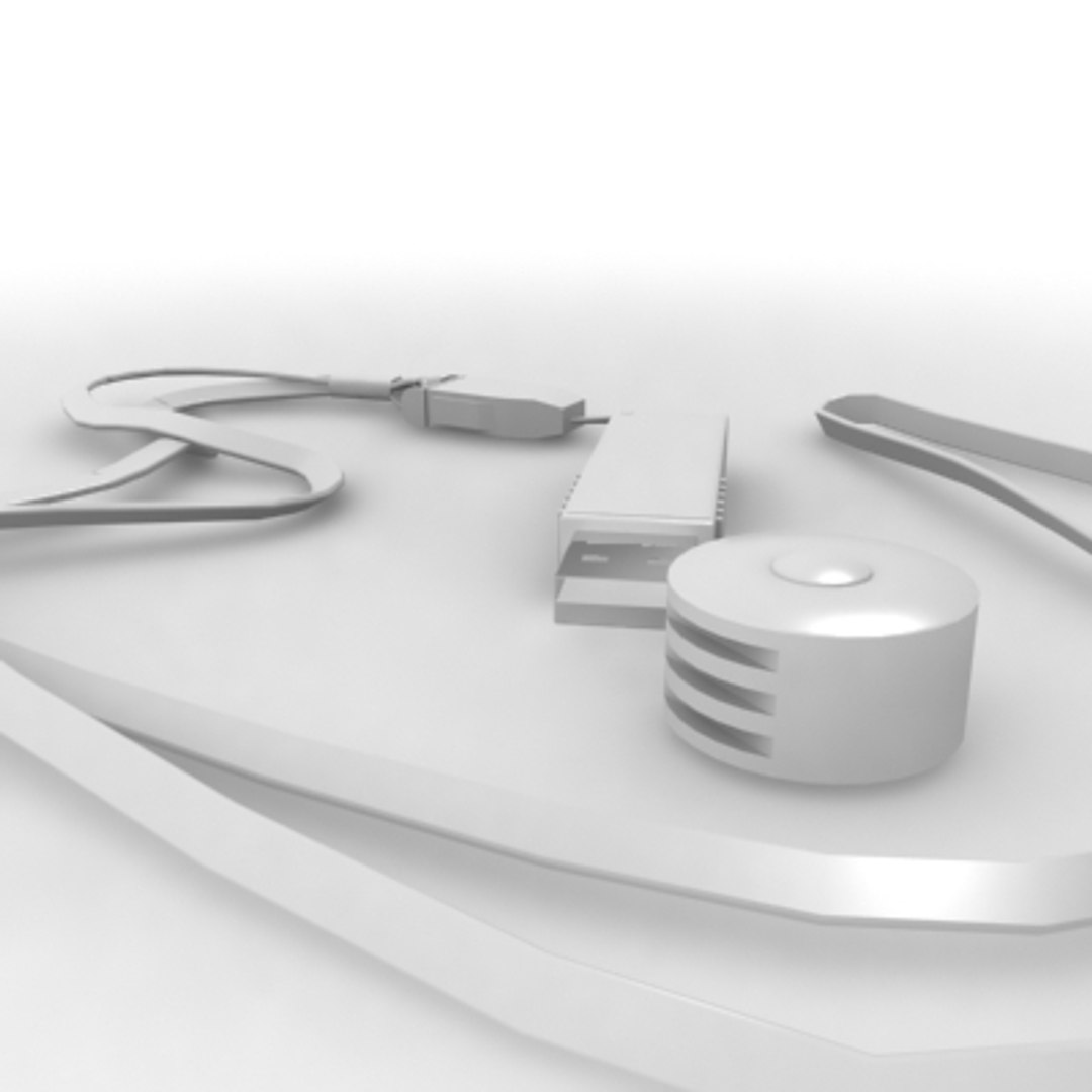 3d Portable Usb Drive Model