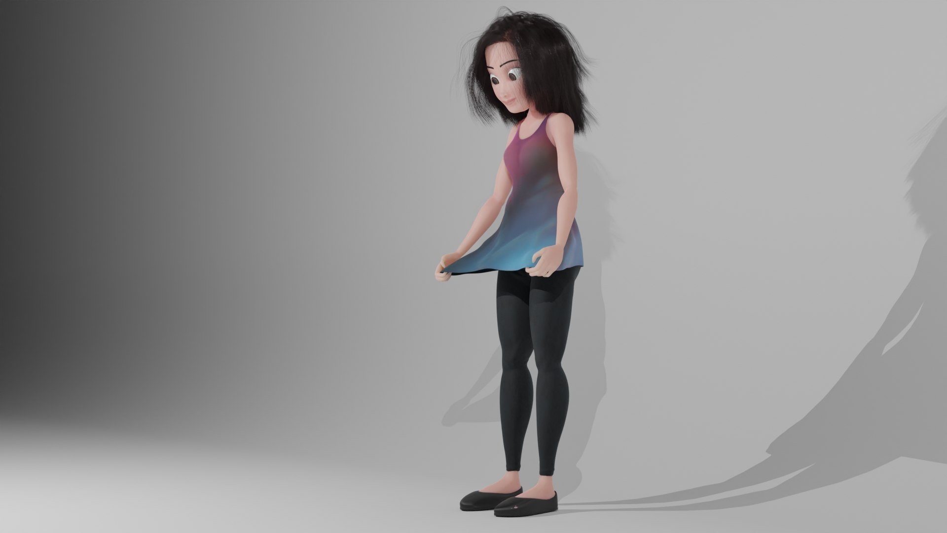 Girl 3d Model Turbosquid 2090478