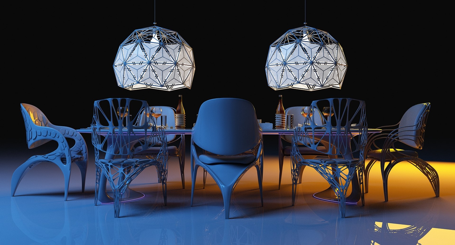 Max Futuristic Dining Table