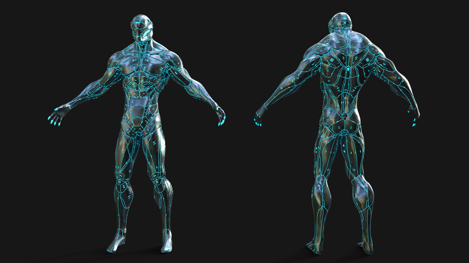 Heavy Nano-cyborg Model - TurboSquid 1709182