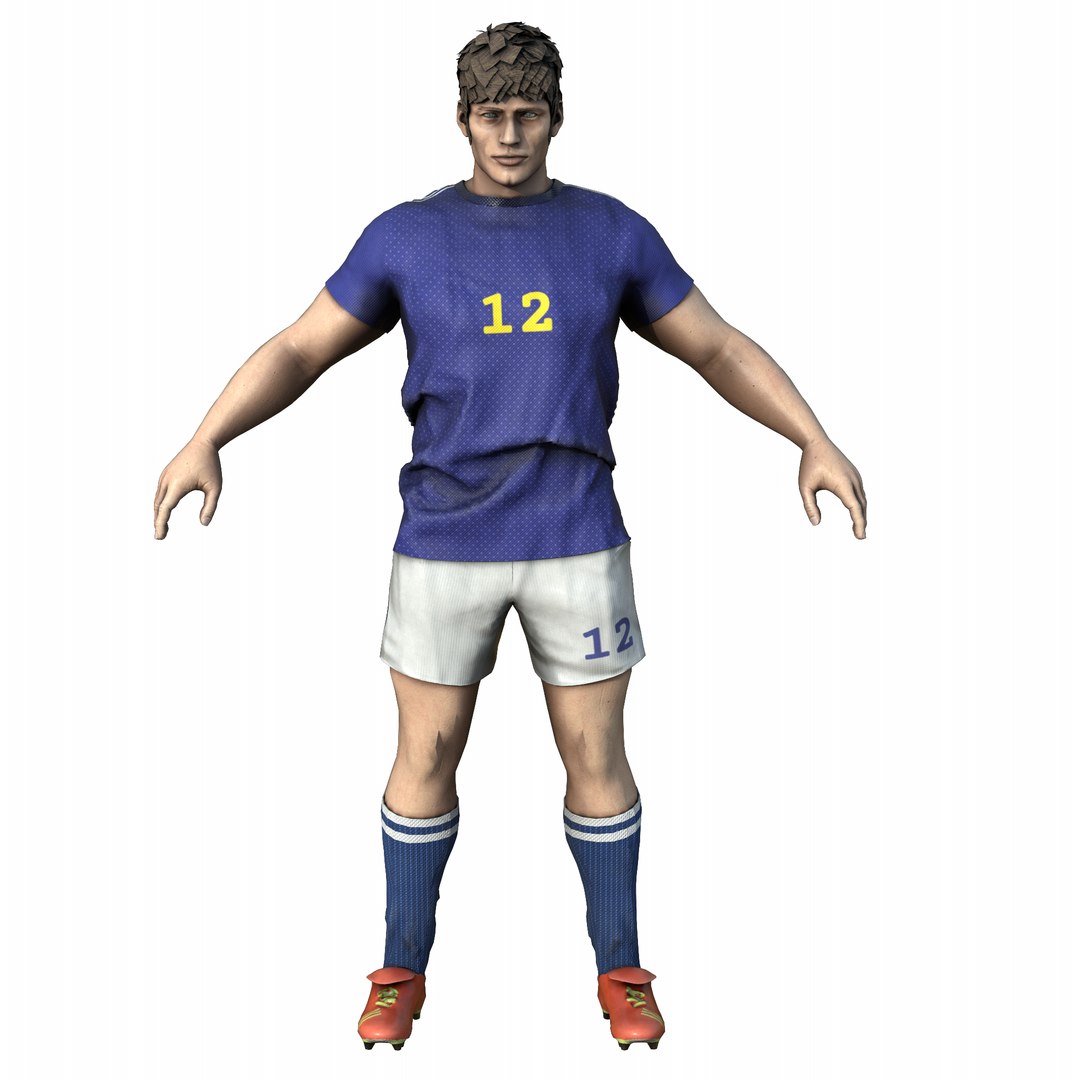 3D Soccer Player - TurboSquid 2181915