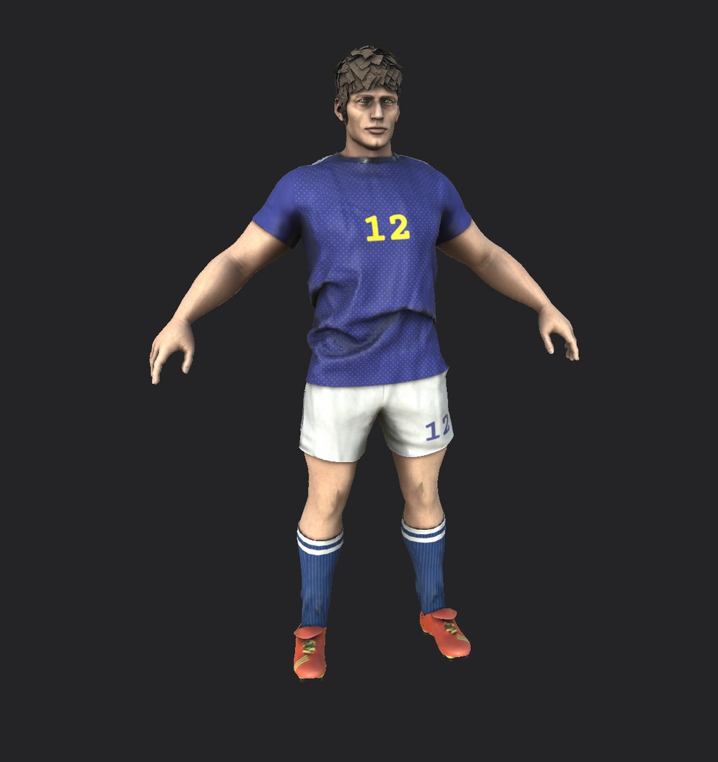 3D Soccer Player - TurboSquid 2181915