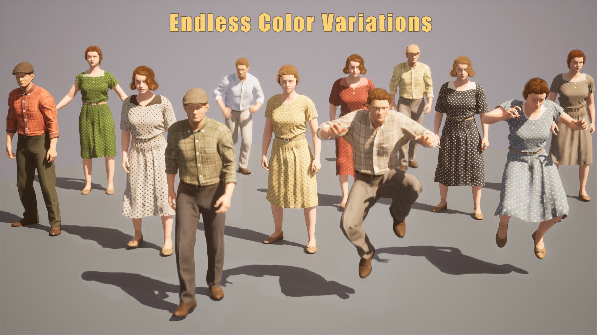 3D Soviet Citizens - TurboSquid 2227049