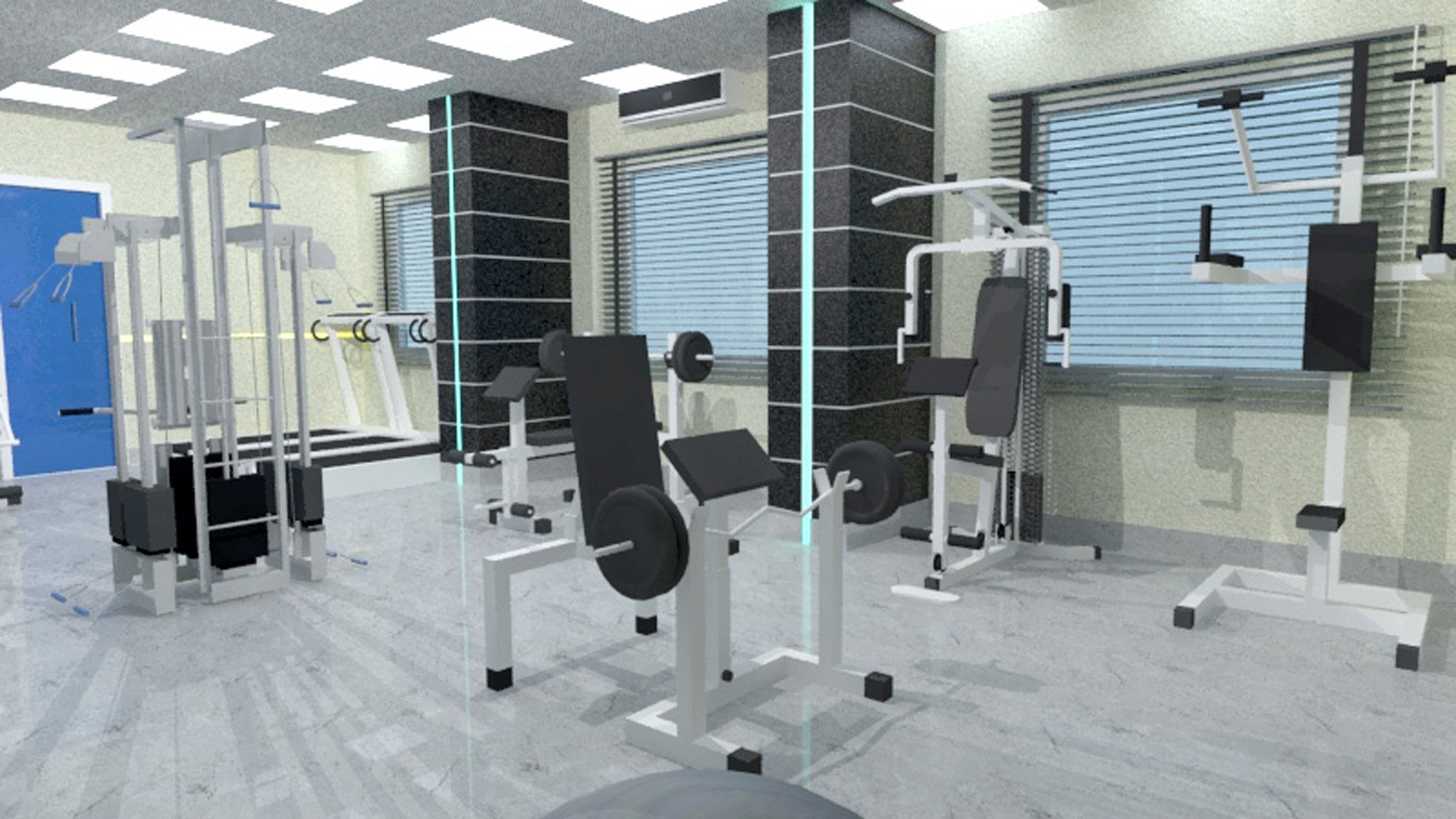 GYM 3D MODEL 3D model - TurboSquid 2153919