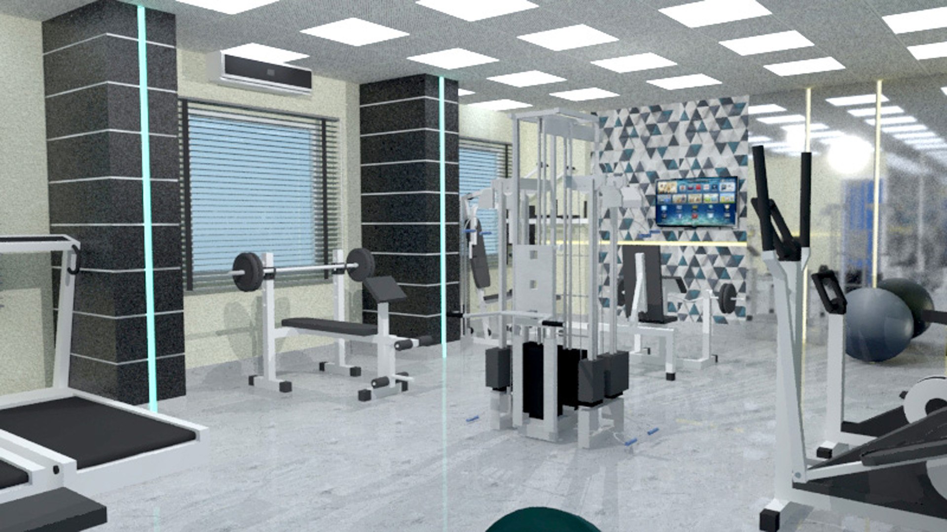 GYM 3D MODEL 3D model - TurboSquid 2153919