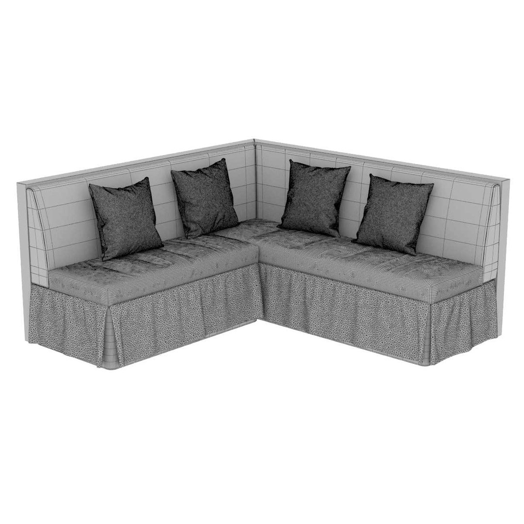 3D Sofa Custom Green Velvet Model - TurboSquid 1666133