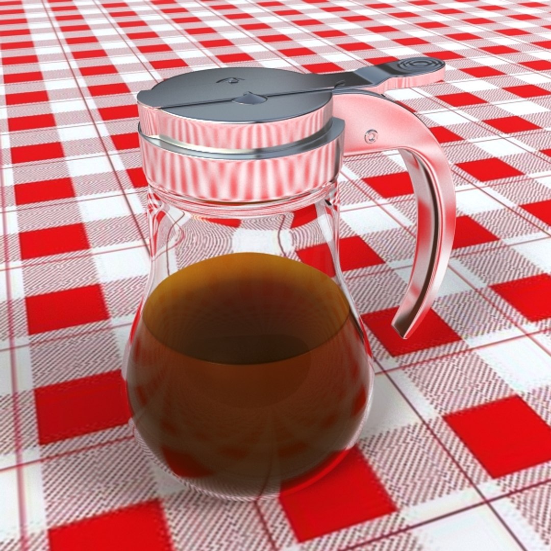 3d Syrup Dispenser Model