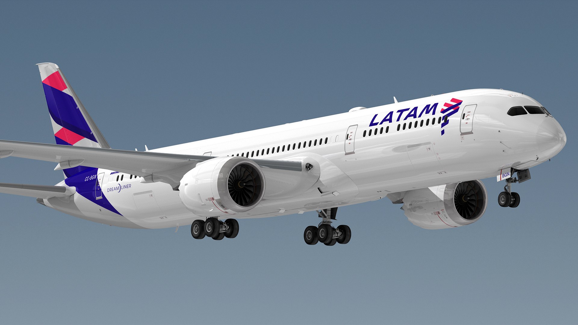 3D Boeing 787-9 Latam Airlines - TurboSquid 2001215
