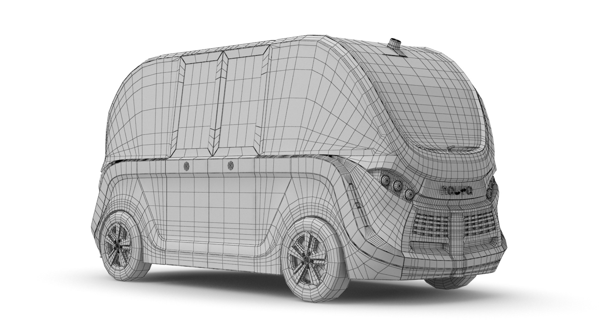 3D Navya Bus - TurboSquid 1262559