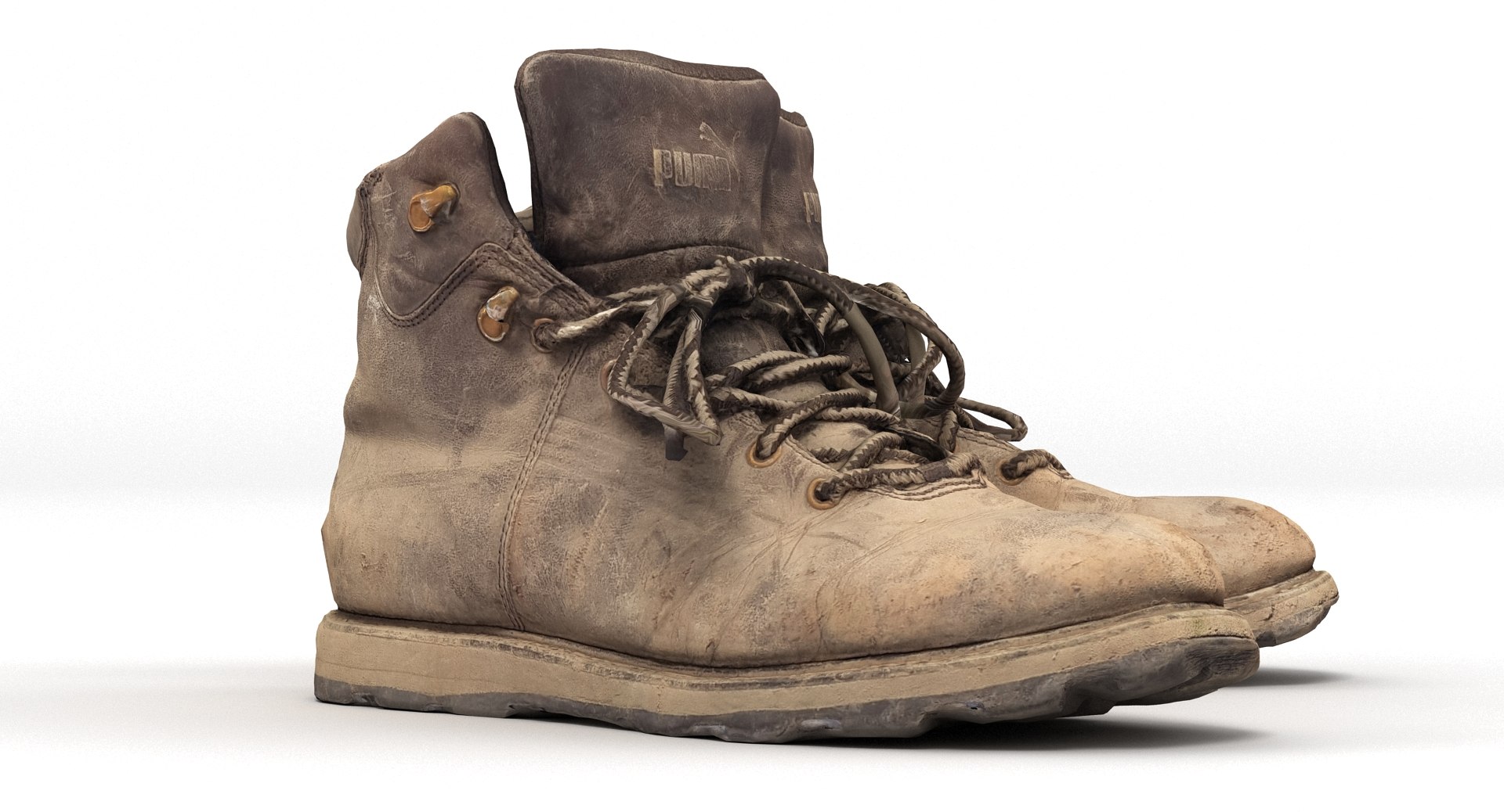 Worker Shoes 3D Model - TurboSquid 1399376